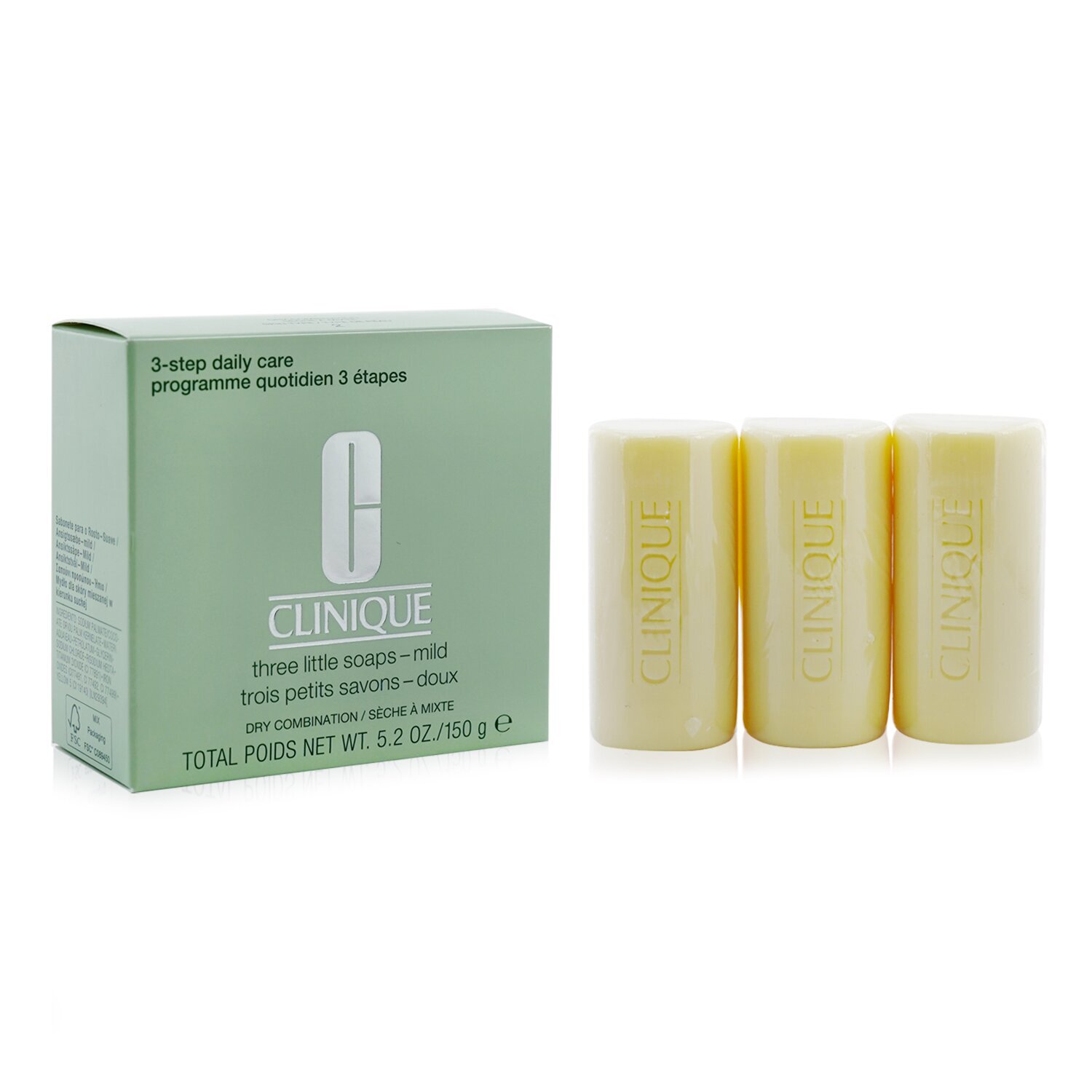 Clinique 3 Little Soap Mild 3x50g