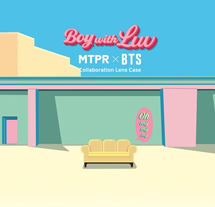 BTS Boy With Luv Contact Lens Case - 1 pc | Cosmetics Now Australia