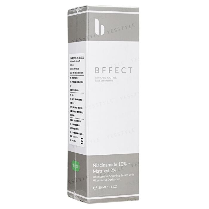 BFFECT Niacinamide 10% + Matrixyl 2% Serum - 30ml | Cosmetics Now Singapore