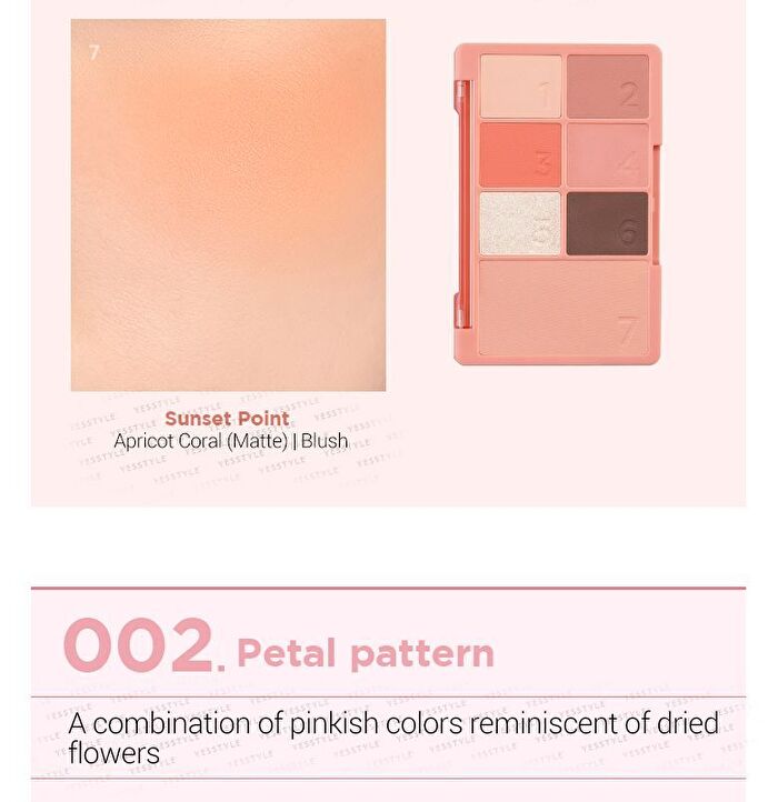 Color Pattern Palette - 3 Colors - #002 Petal Pattern | Cosmetics Now ...