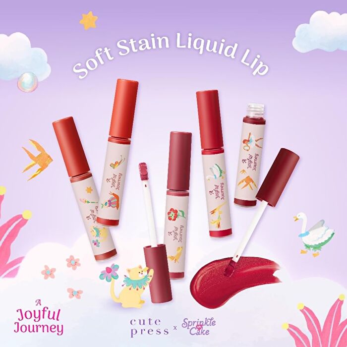 A Joyful Journey Soft Stain Liquid Lip - 02 Jolly Sunny | Cosmetics Now ...