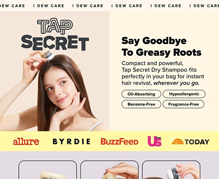 Tap Secret Mattifying Dry Shampoo Powder - 4 Colors - Dark Brown ...