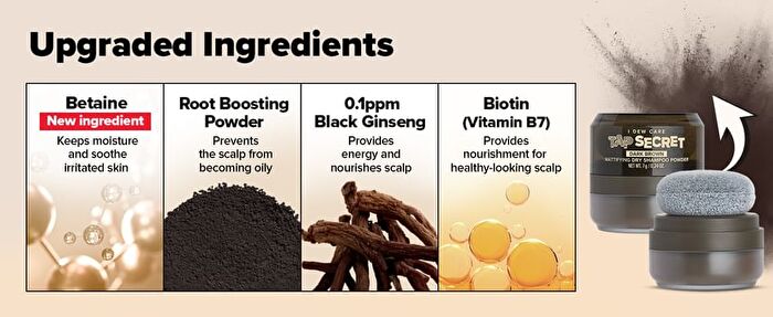 Tap Secret Mattifying Dry Shampoo Powder - 4 Colors - Dark Brown ...