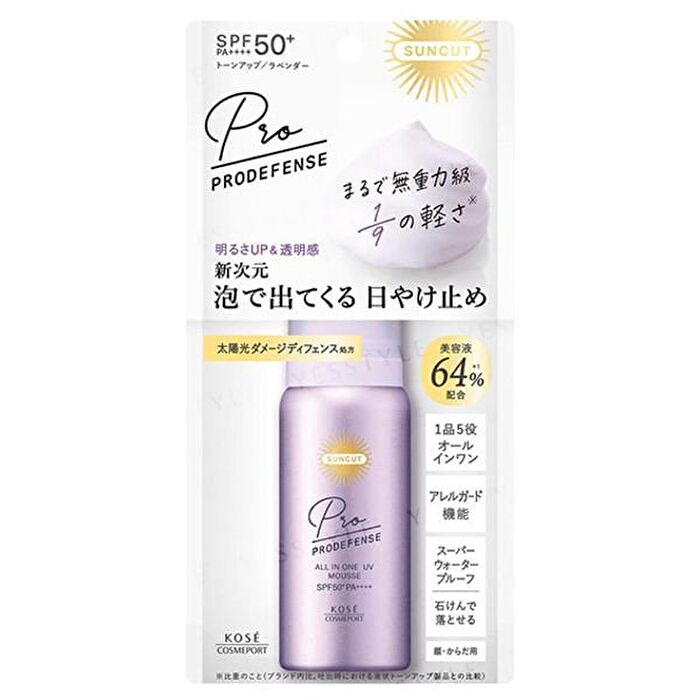 Suncut Prodefense All In One UV Mousse SPF 50+ PA++++ - 60g | Cosmetics ...