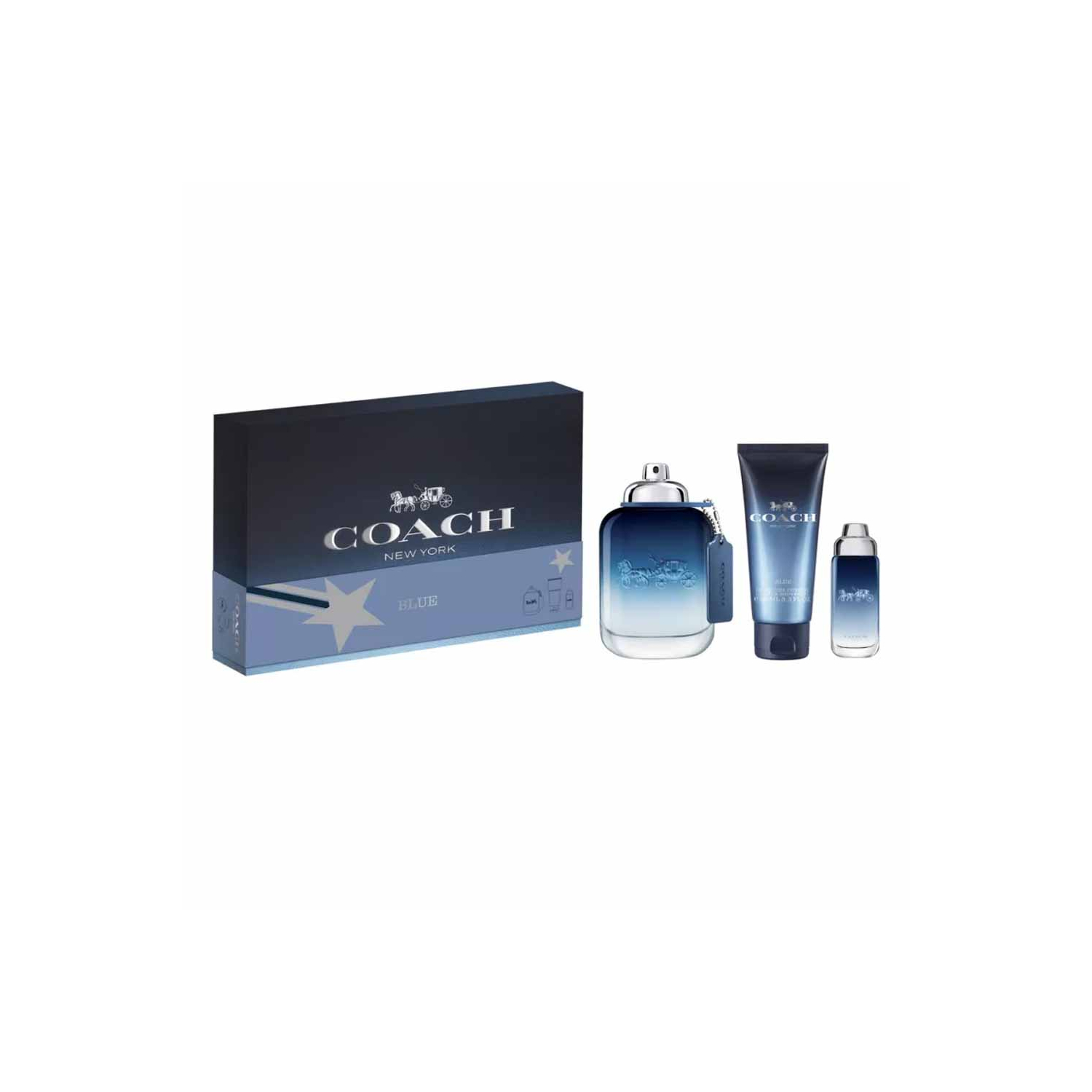 Coach Set Coach: Blue Eau De Toilette For Men 100ml & Blue Eau De ...