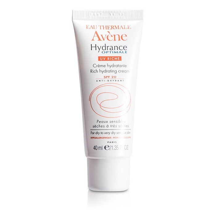 Avene Hydrance Optimale UV Rich Hydrating Cream SPF 20 - For Dry to ...