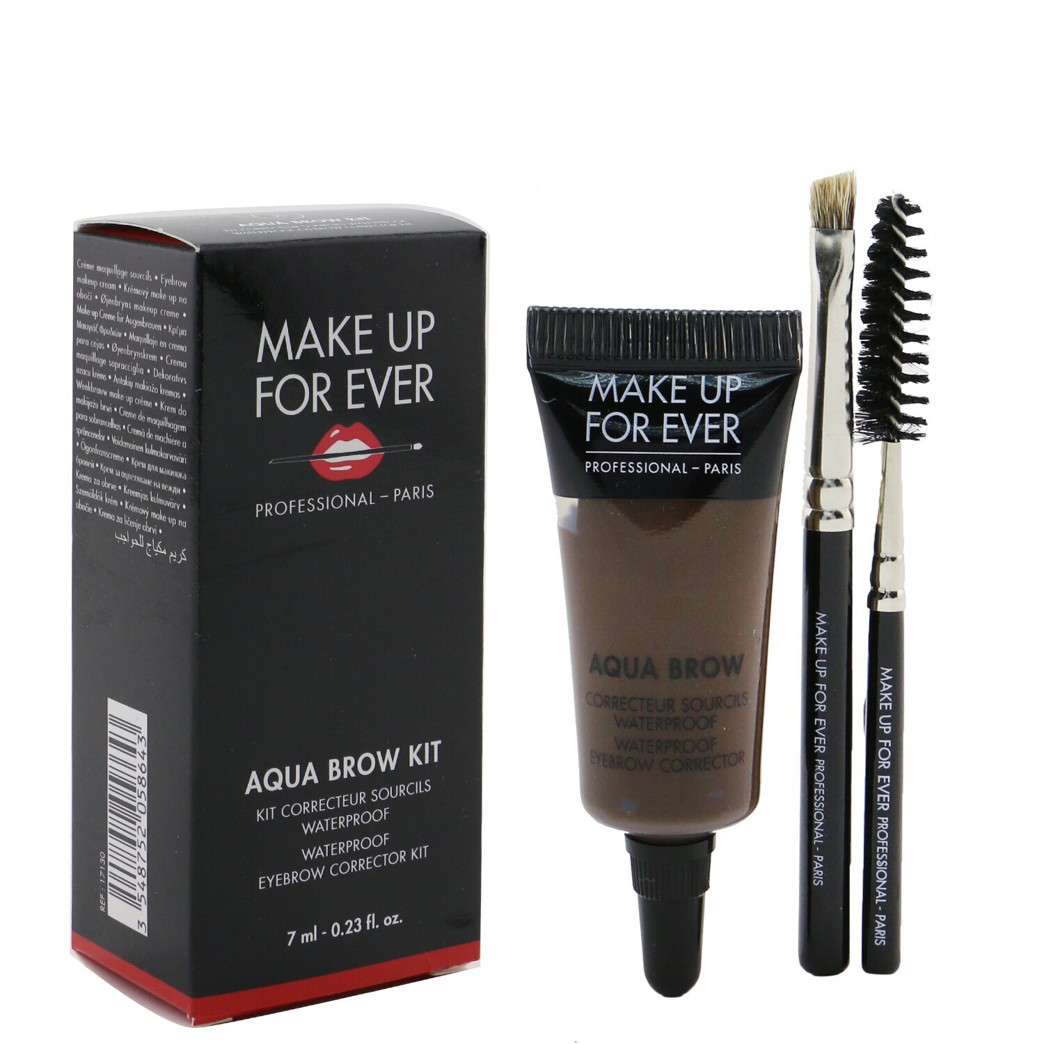Make Up For Ever Aqua Brow Kit - #30 Dark Brown 7ml/0.23oz | Cosmetics ...