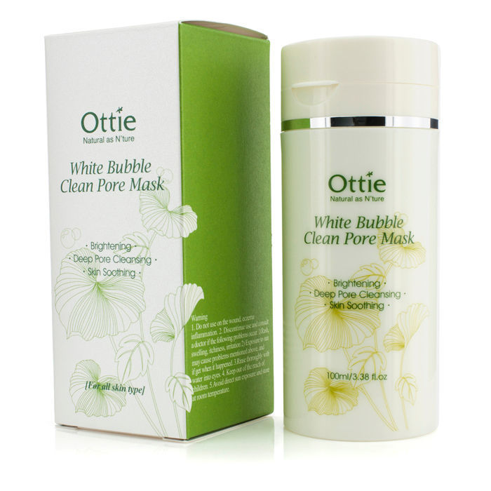Ottie White Bubble Clean Pore Mask 100ml | Cosmetics Now Australia