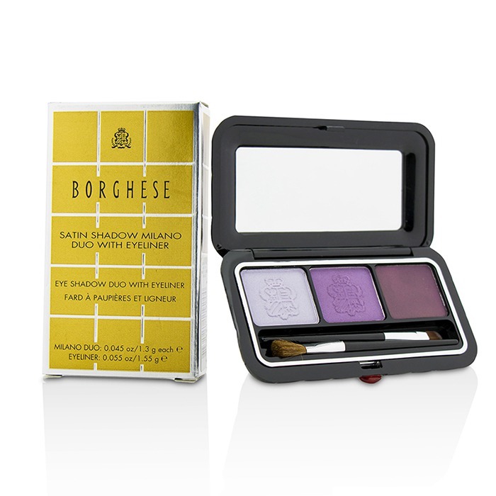 Borghese Eye Shadow Duo With Eyeliner - # 02 Venetian Violet 4.15g ...