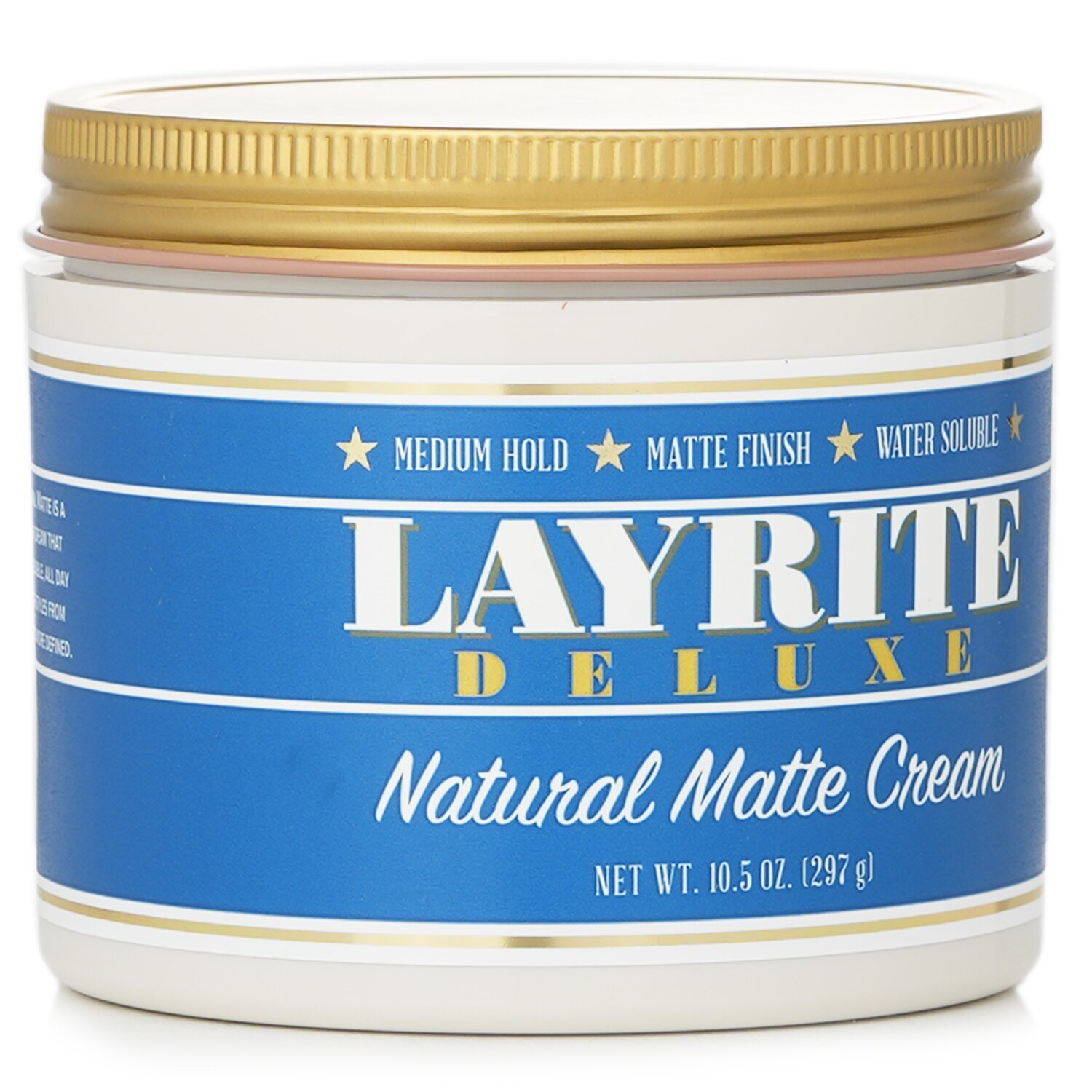 Layrite Natural Matte Cream (Medium Hold, Matte Finish, Water Soluble ...