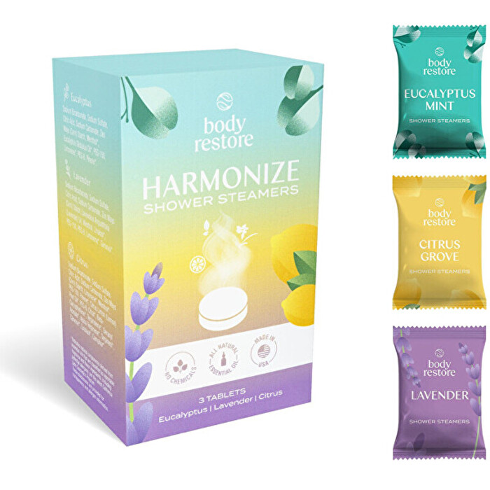 Body Restore Harmonize Shower Steamers Set - Sada Aromatických Tablet ...