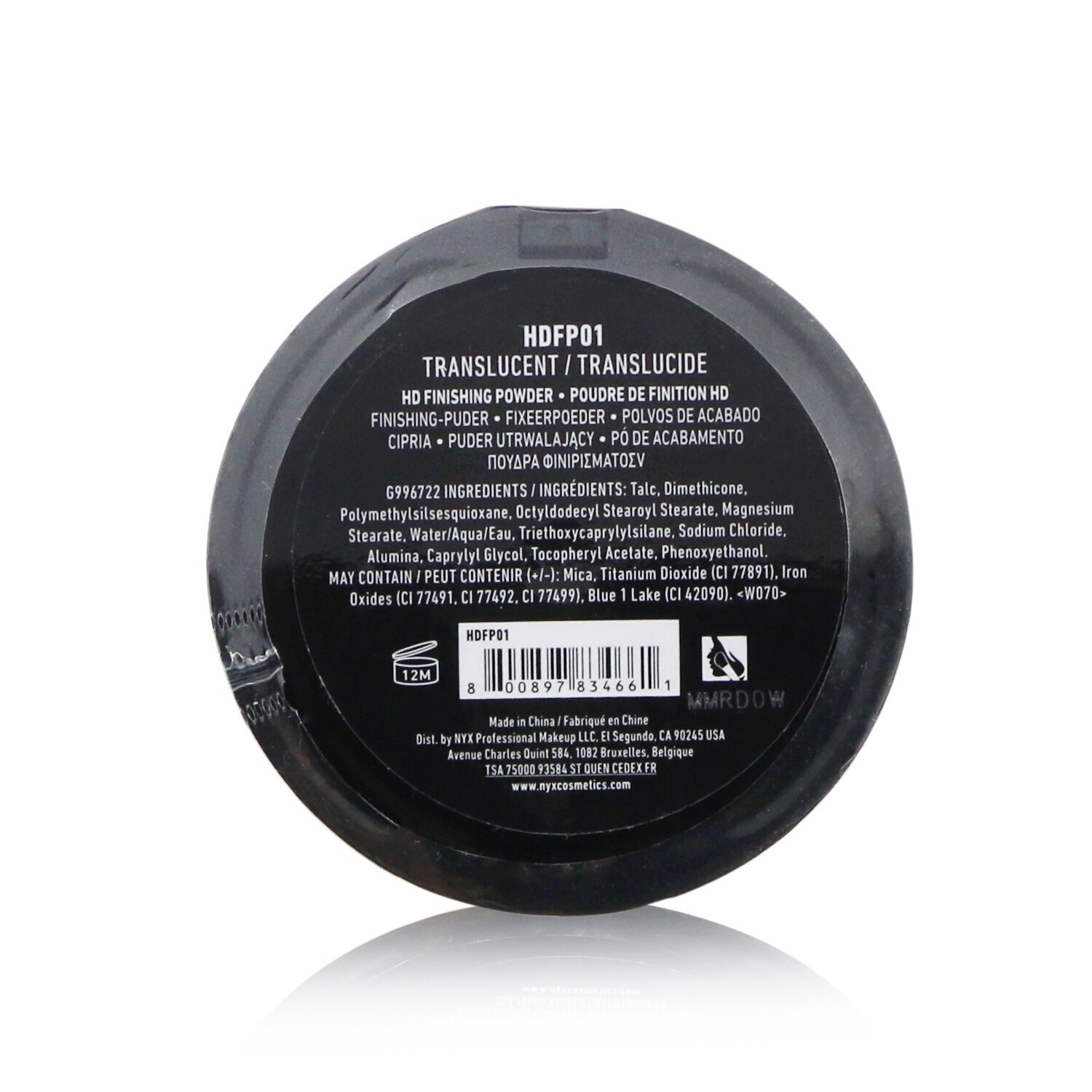Nyx Professional Make Up Hd Finishing Powder Mineral Based #translucent ...