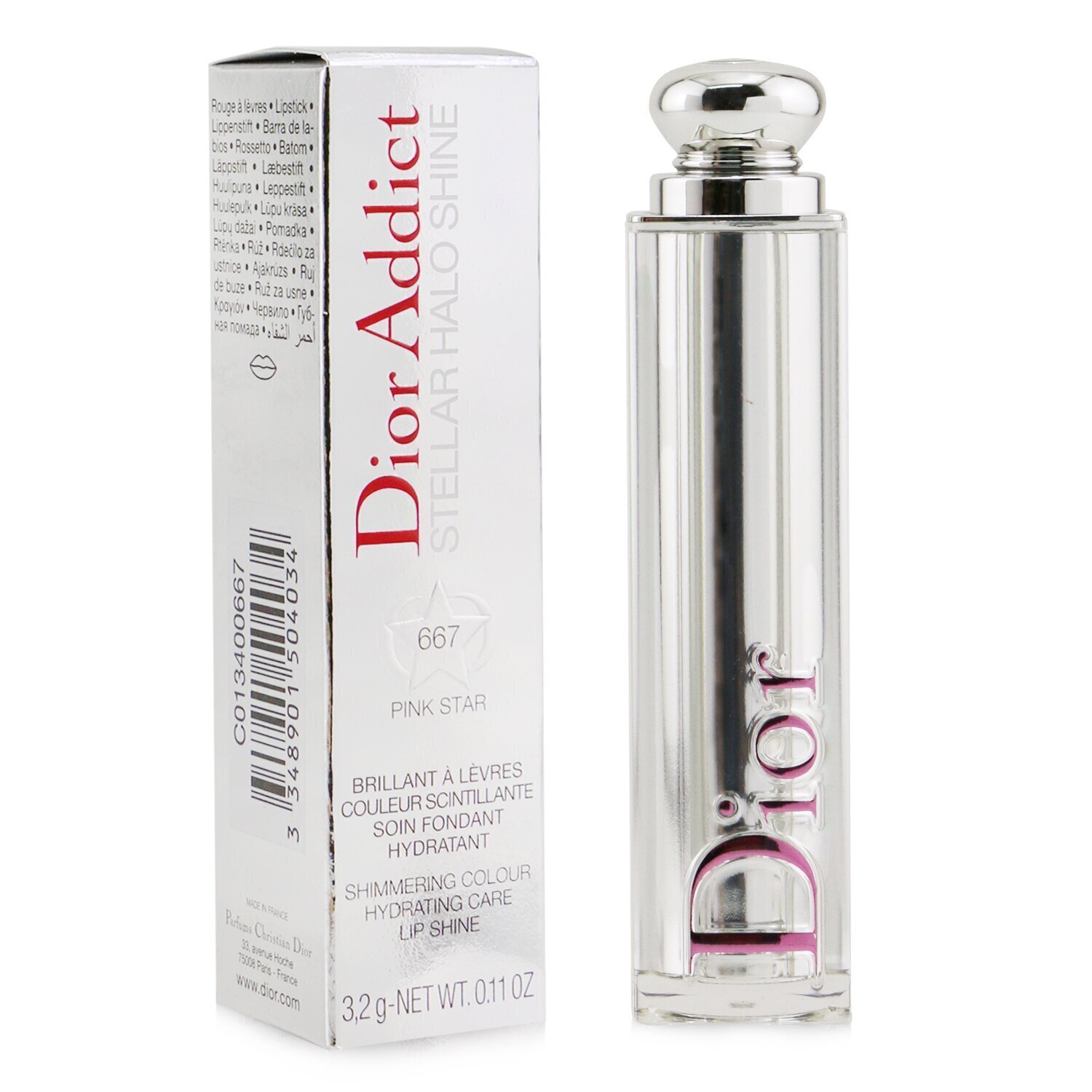 Christian Dior Dior Addict Stellar Halo Shine - 667 Pink Star 3.5g ...