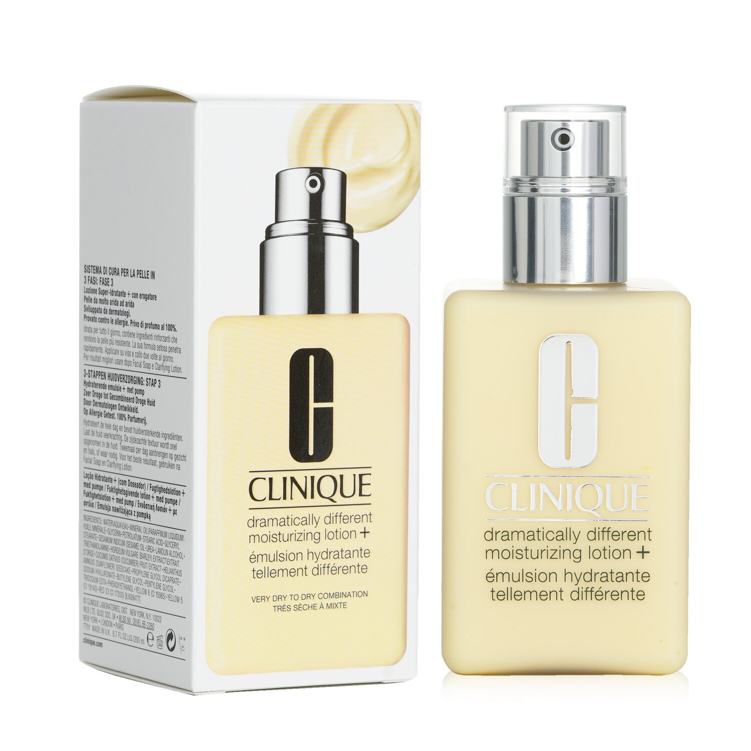 Clinique Dramatically Different Moisturizing Lotion+ - Very Dry to Dry ...