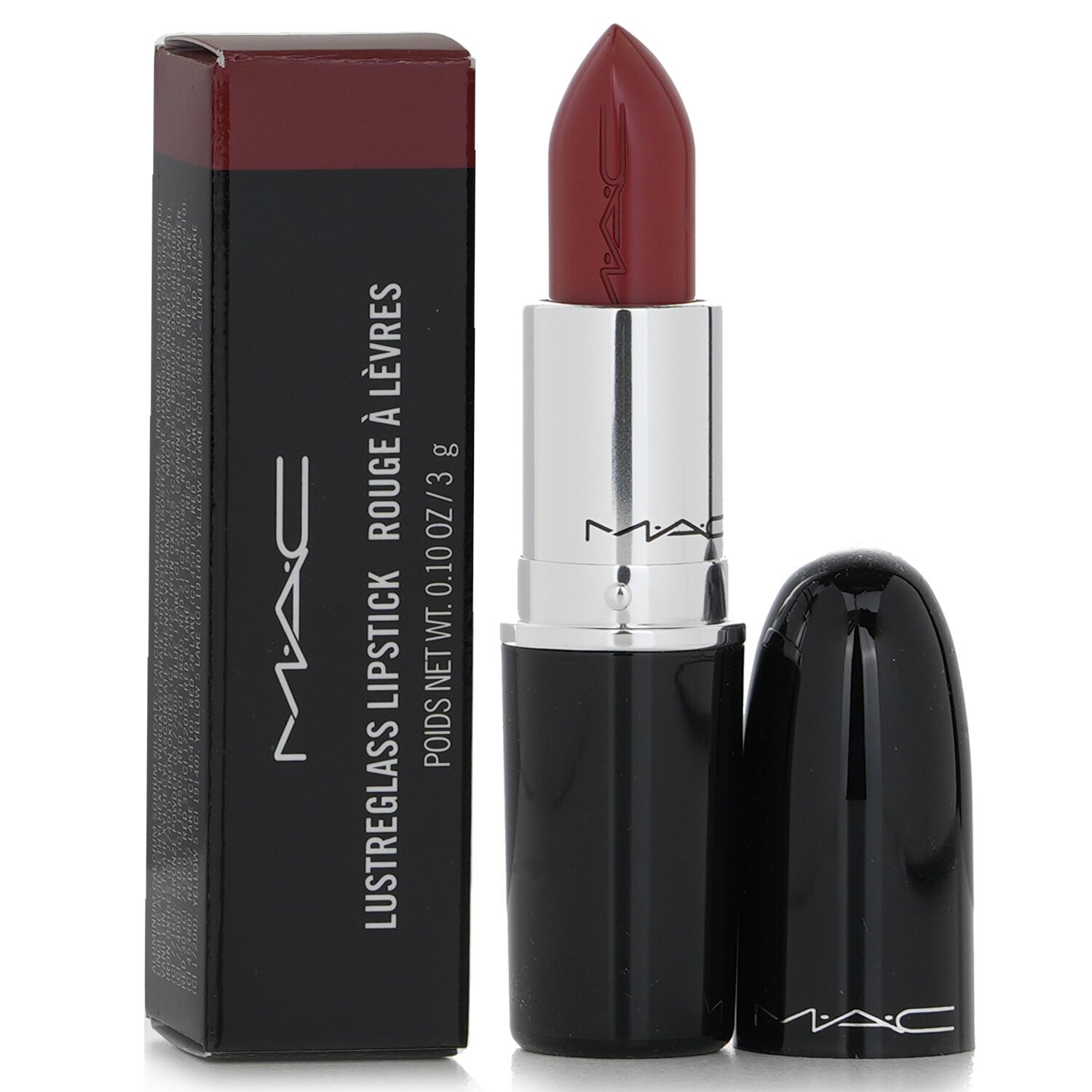 MAC Lustreglass Lipstick - # 549 PDA (Bricky Red) 3g/0.1oz | Cosmetics ...