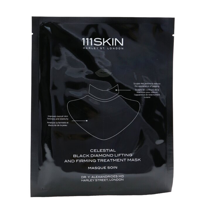 111Skin Celestial Black Diamond Lifting & Firming Treatment Mask (Upper & Lower Mask + Neck Mask ...