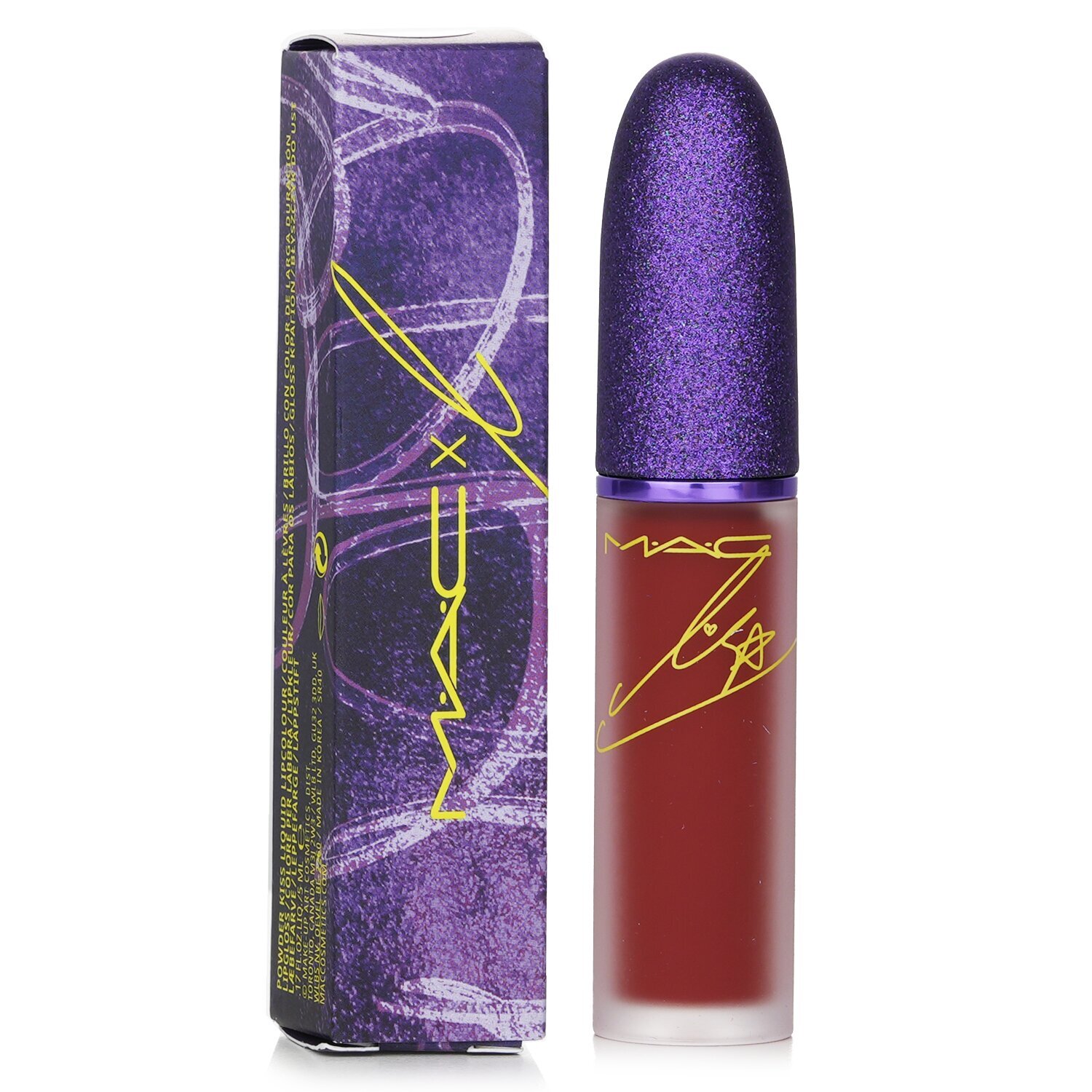 MAC Powder Kiss Liquid Lipcolour (Lisa Collection) - # Rhythm 'N' Roses ...