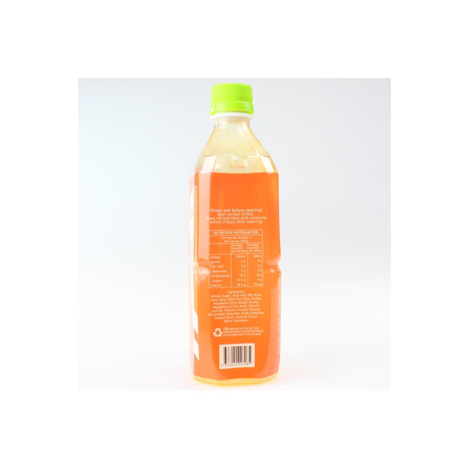 Aloe Mate 500ml Aloe Vera Drink Peach 20 pieces Carton | Cosmetics Now ...