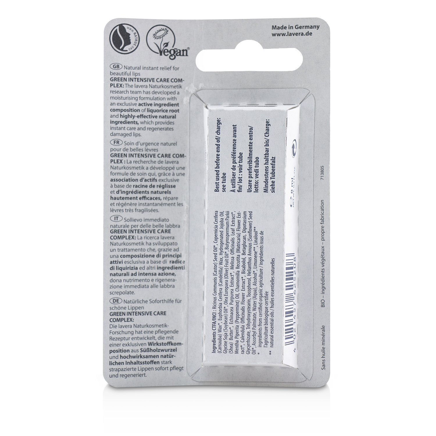 Lavera SOS Help Lip Balm (Exp. Date: 04/2023) 8ml | Cosmetics Now New ...