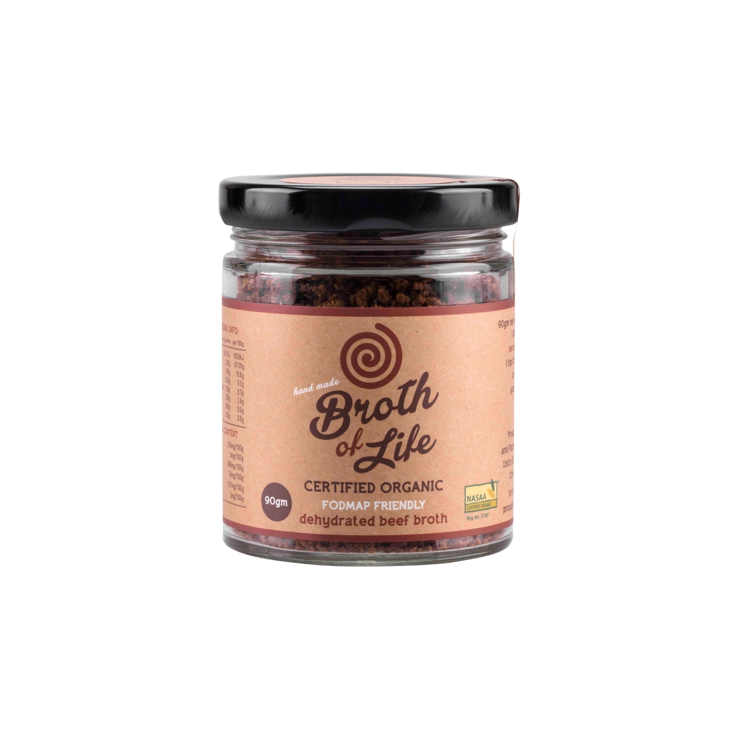 Broth Of Life Org Dehydrated Beef Broth Fodmap Friendly 90g | Cosmetics ...