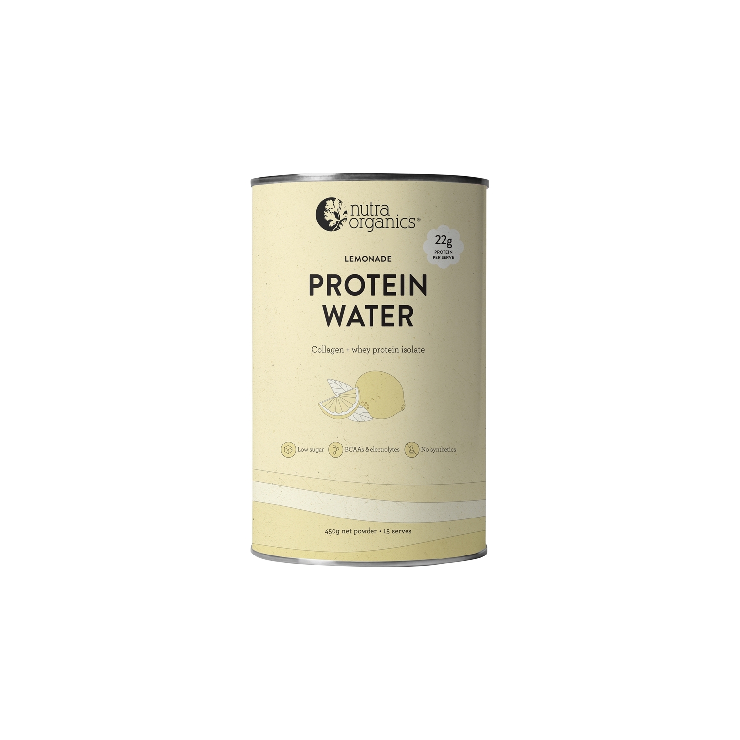 Nutra Org Protein Water Lemonade 450g | Cosmetics Now Australia