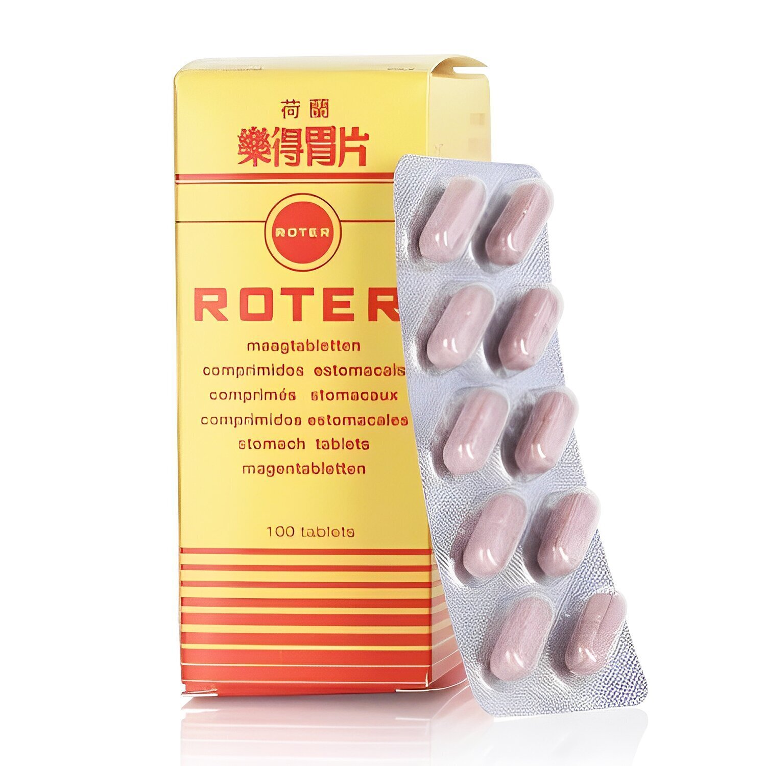 Roter Lede Stomach Tablets - 100 Capsules 100pcs/box | Cosmetics Now US