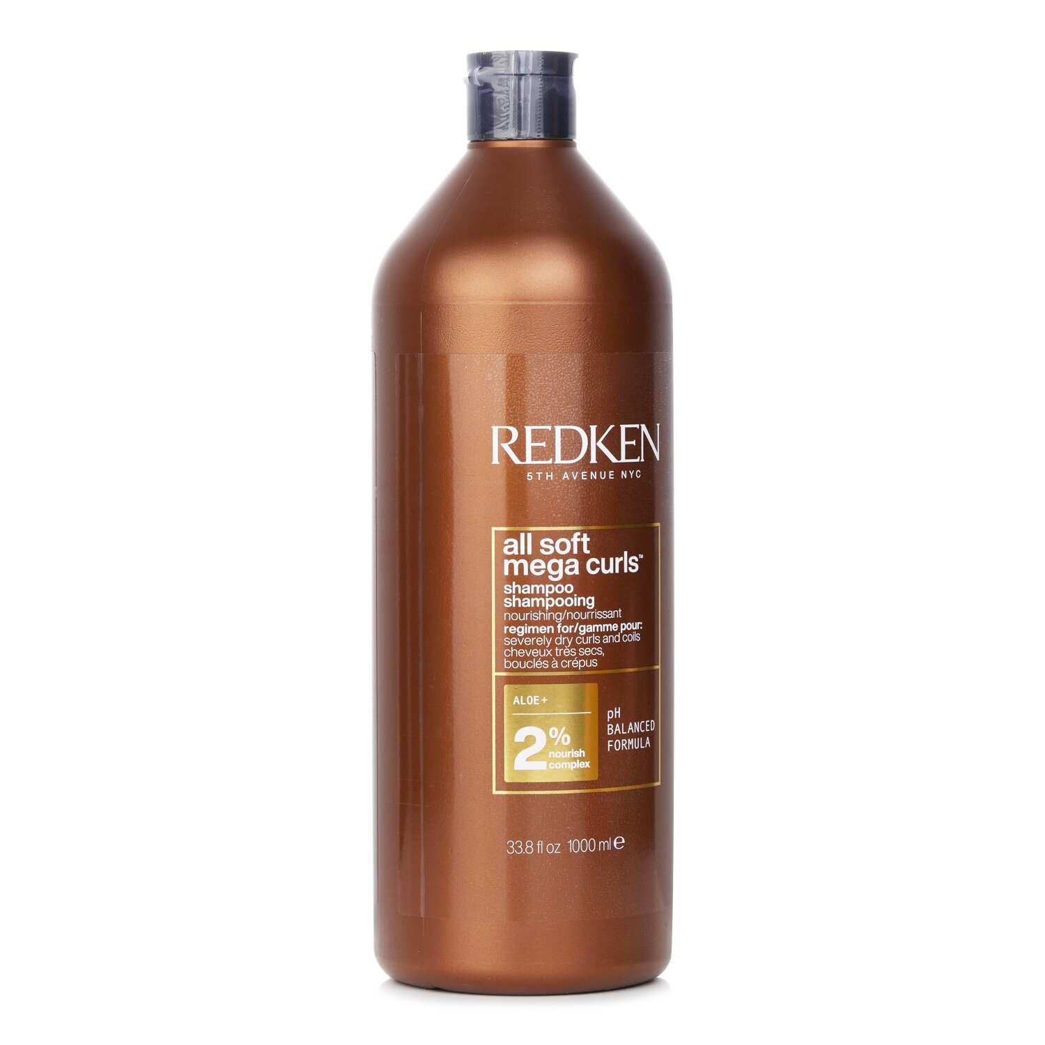 Redken All Soft Mega Curls Shampoo (dry Curly And Wavy Hair) 1000ml ...