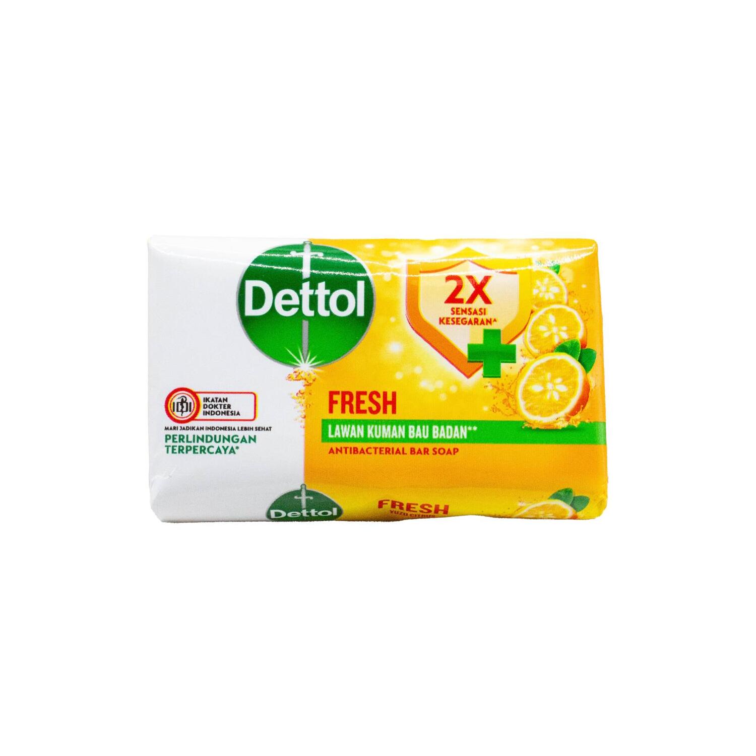 Dettol Pk3x 100g Soap Bar Antibacterial Fresh Yuzu Citrus 48 pieces ...