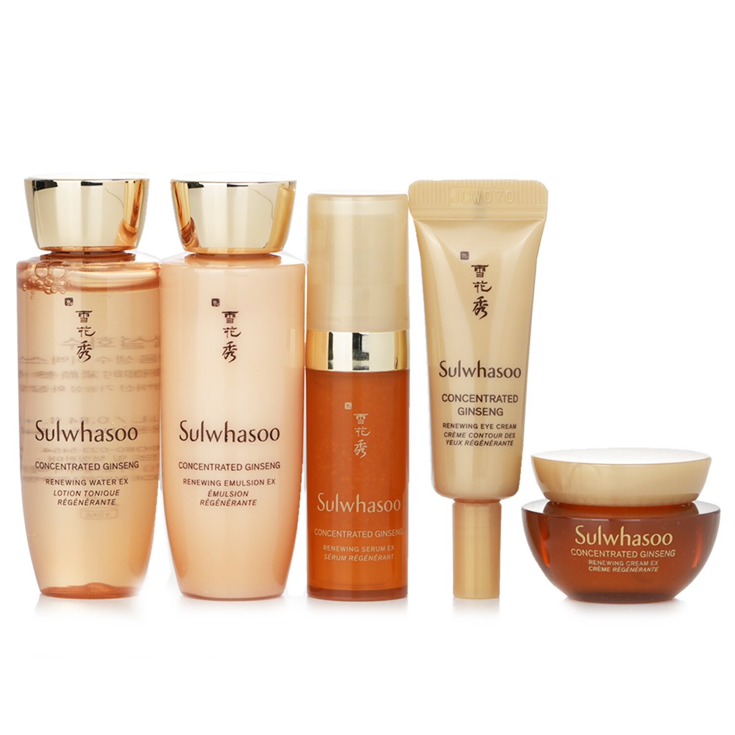 Sulwhasoo Concentrated Ginseng Anti Aging Set: Renewing Water EX 25ml+Emulsion EX 25ml+Serum 5ml ...