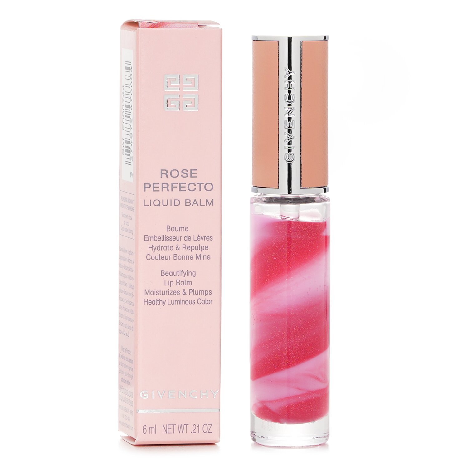 Givenchy Rose Perfecto Liquid Lip Balm - # 220 Feeling Pink (Random ...