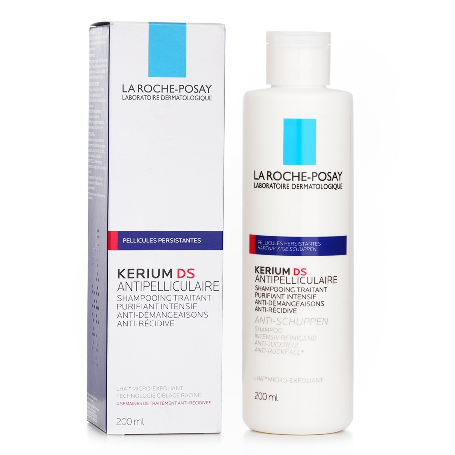 La Roche Posay Kerium DS Anti Dandruff Treating Shampoo 200ML | Cosmetics Now Singapore