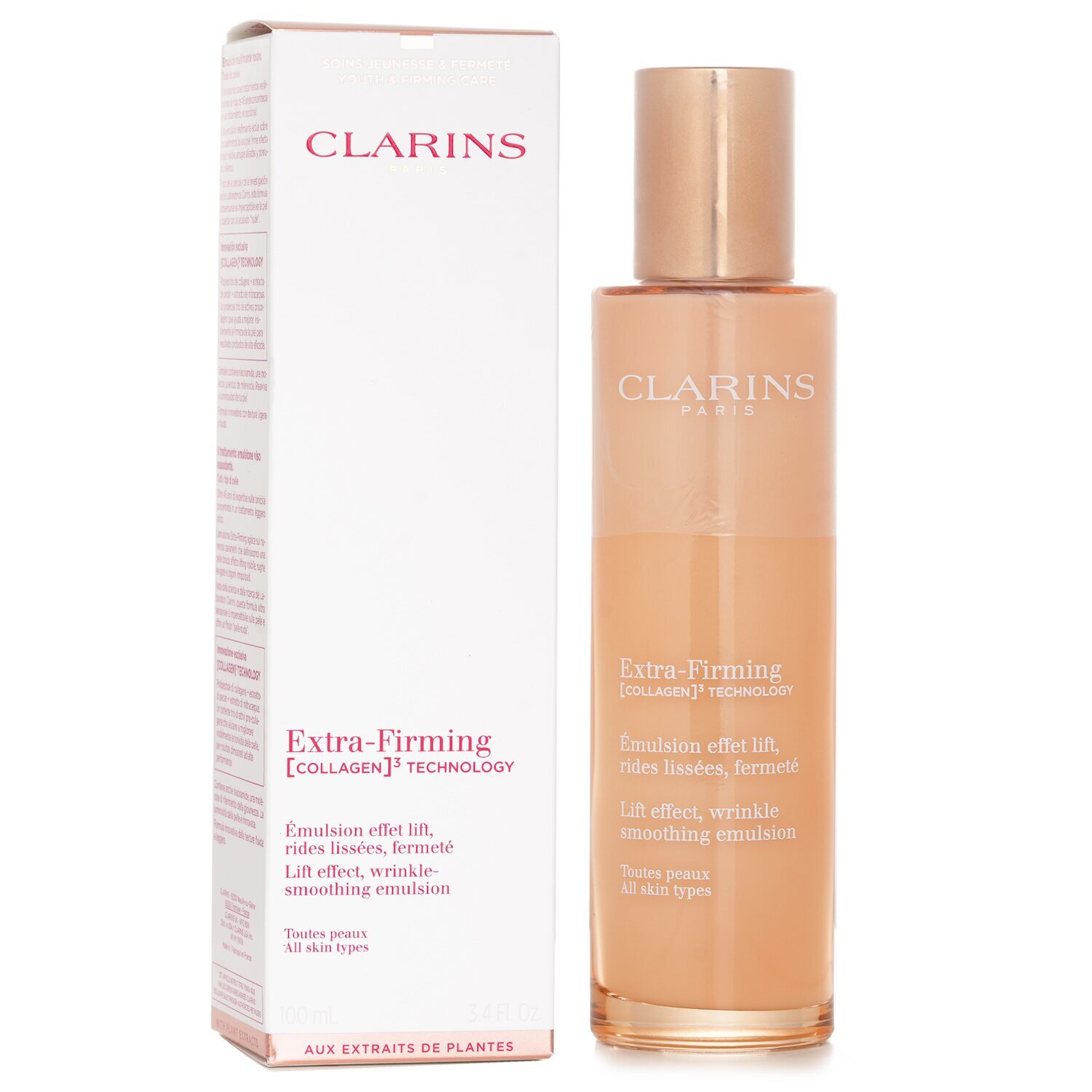 Clarins Extra Firming Lift Effect, Wrinke Smoothing Emulsion 100ml ...