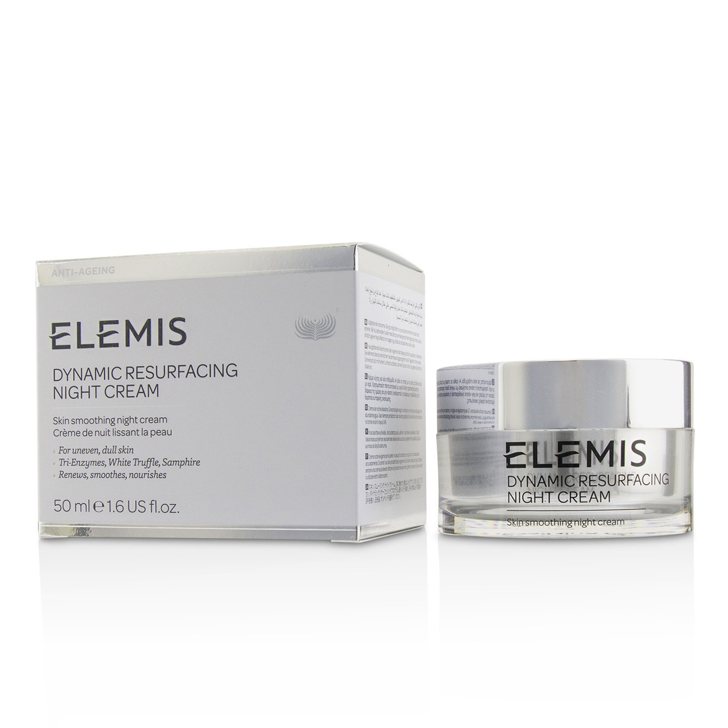 Elemis Dynamic Resurfacing Night Cream (Box Slightly Damaged) 50ml ...