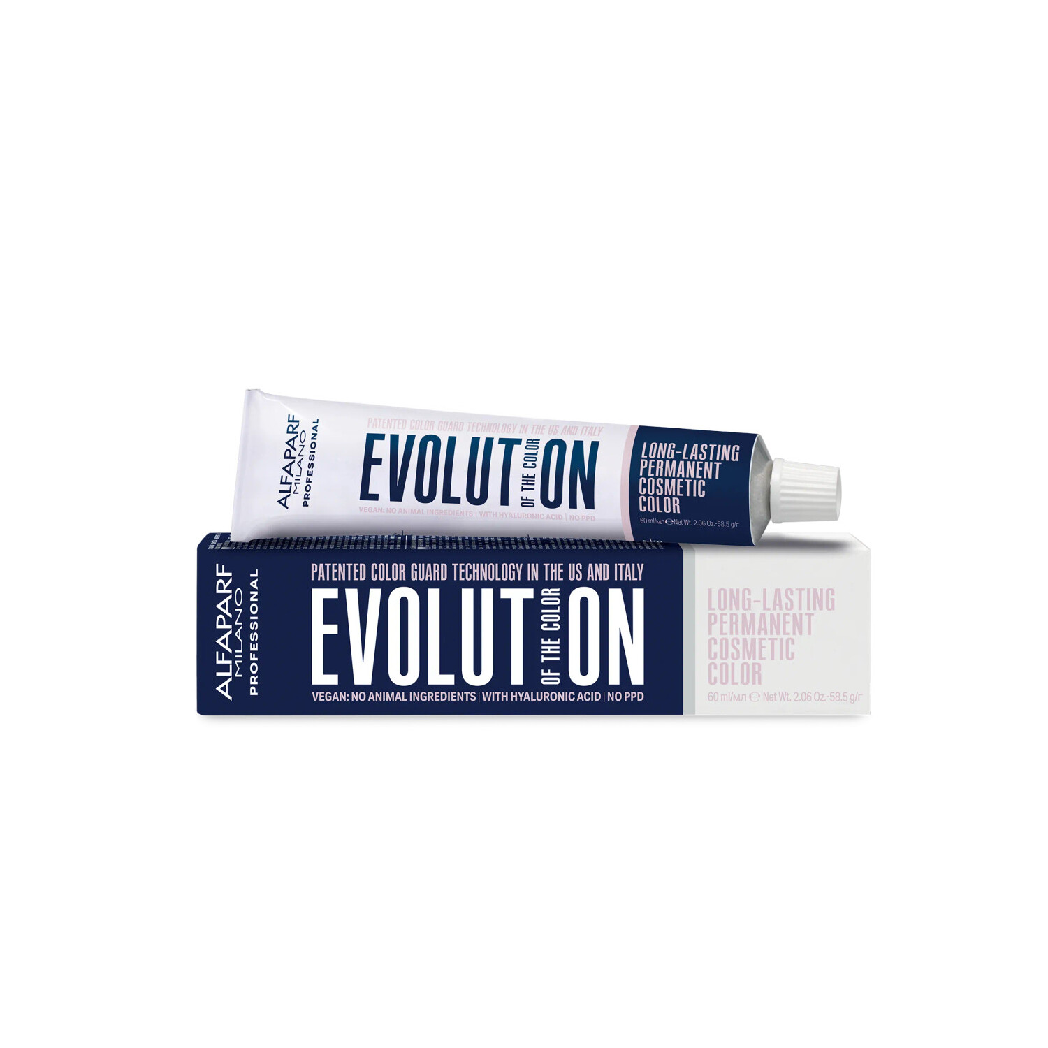 Alfaparf Milano Evolution Of The Color Cube - Permanent Vegan 60ml ...