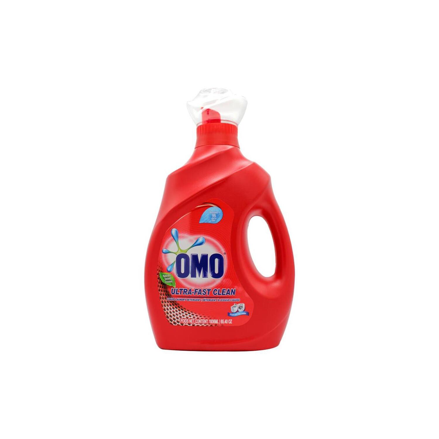 Omo 1936ml Laundry Liquid Detergent Ultra-fast Clean Front & Top Loader ...