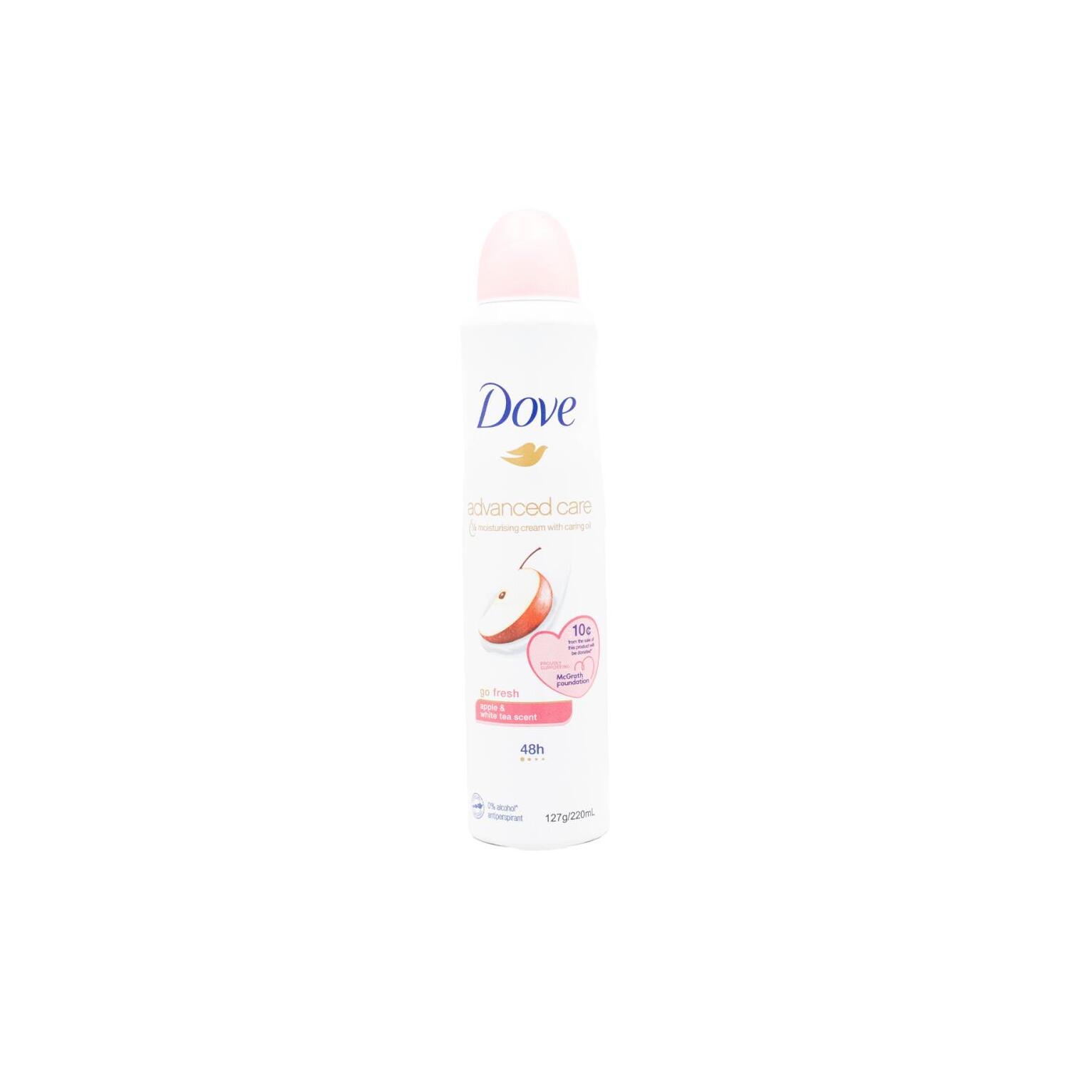 Dove 127g / 220ml Antiperspirant Advanced Care Go Fresh 48h Apple And ...