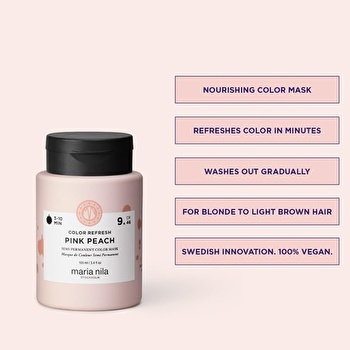 Maria Nila Color Refresh Pink Peach Mask 9.46 - Tónovací Maska 100ml ...