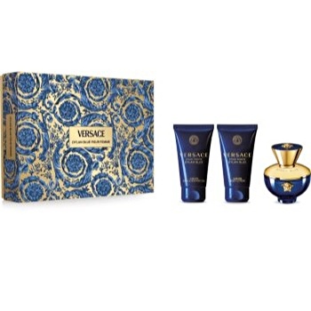 Versace Pour Femme Dylan Blue Eau De Parfum 50ml & Sg 50ml & Bl 50ml ...