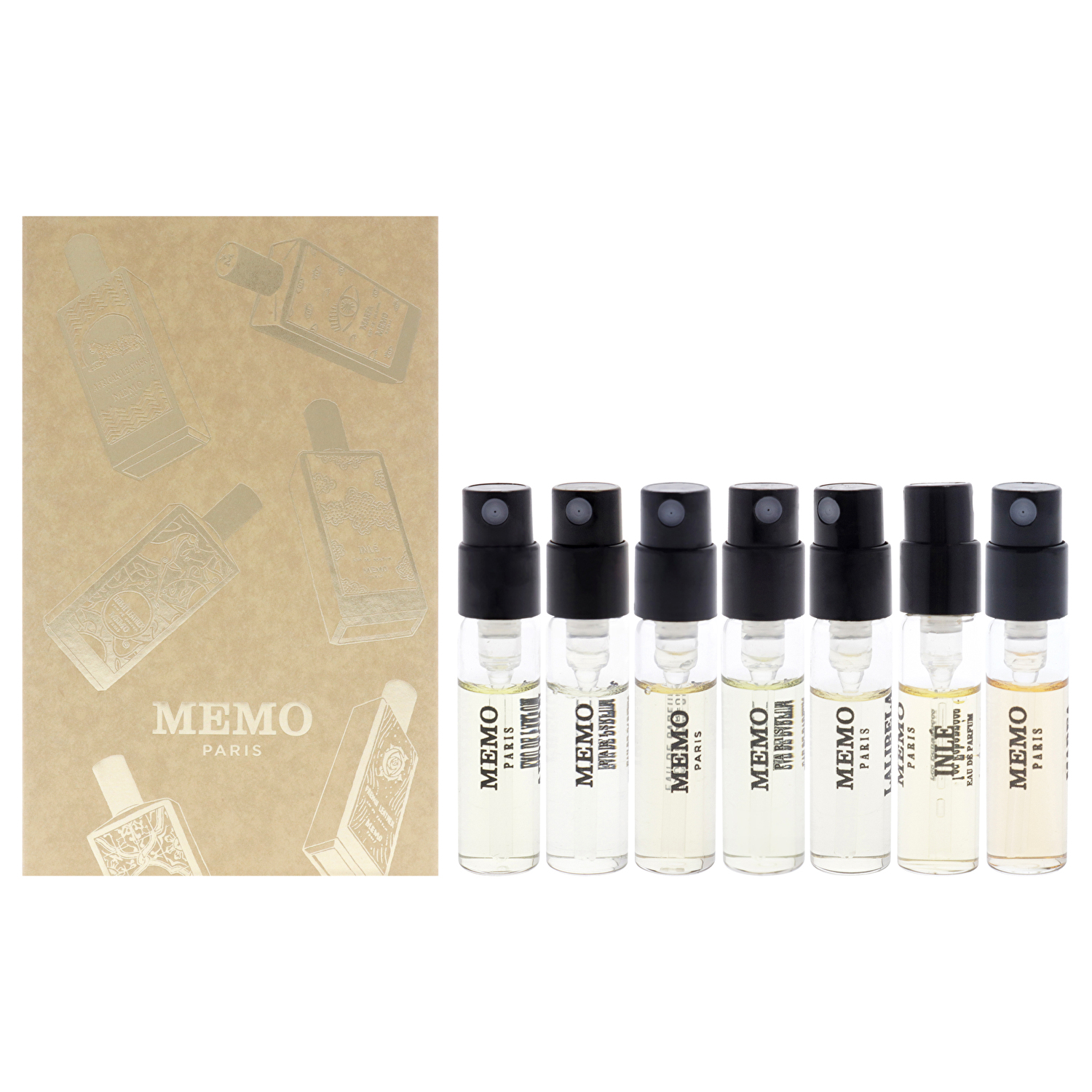 Memo Unisex Vials Set Eau De Parfum 7x1.5ml (inle & French Leather ...