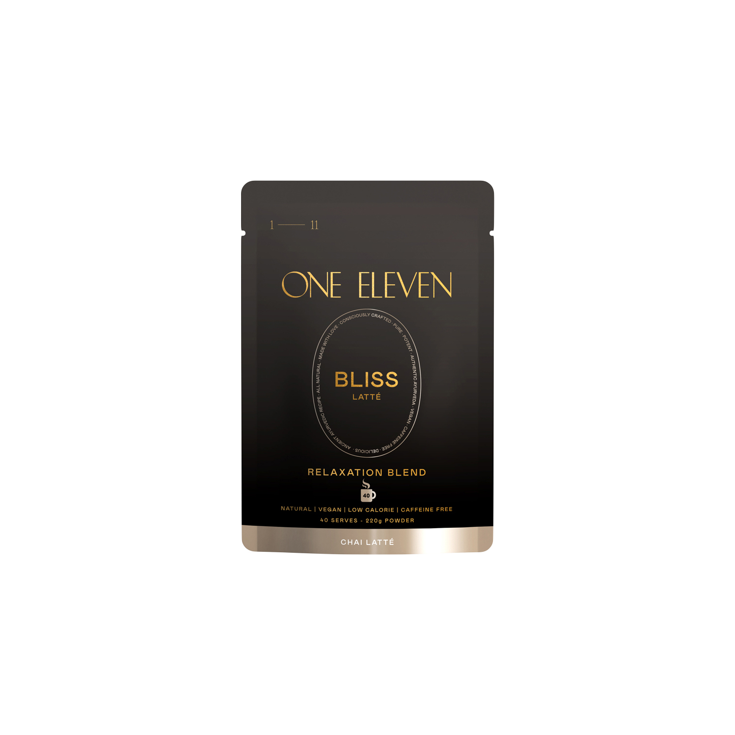 One Eleven Bliss Latte (Relaxation Blend) Chai Latte 220g | Cosmetics ...